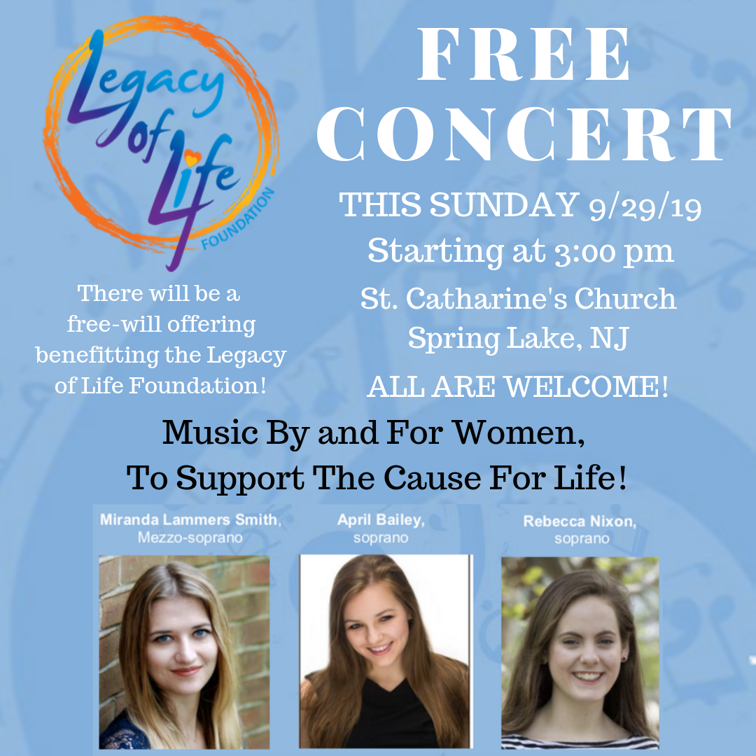 Women For Women Concert - Legacy of Life Foundation
